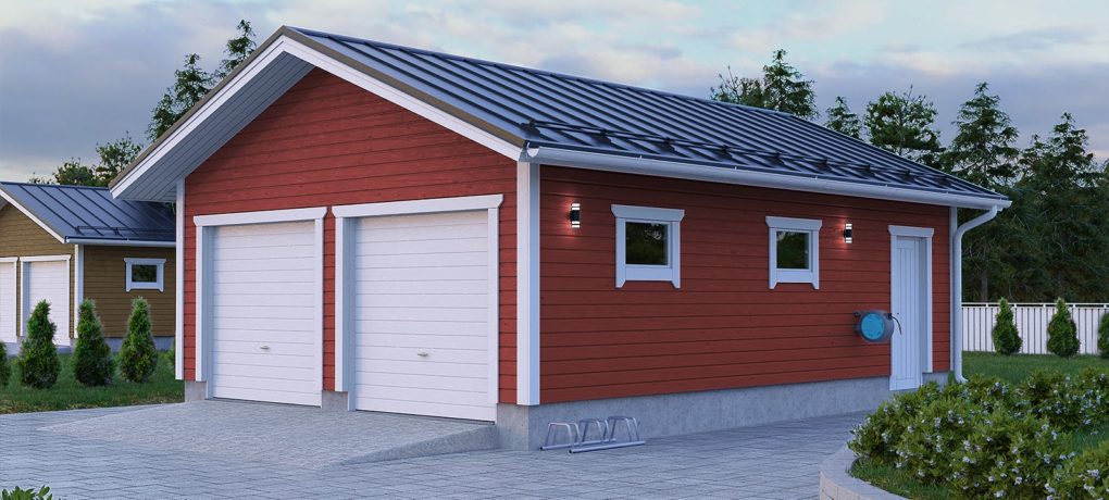 Kahden auton talli - varasto D2 - Smartia Oy